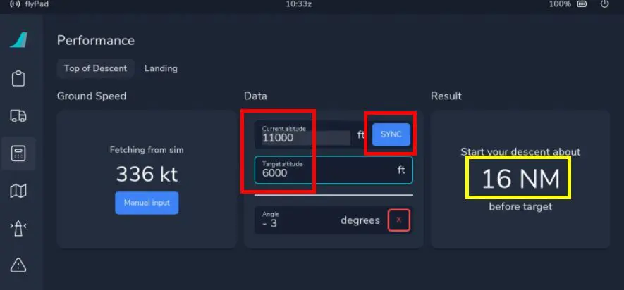 Simvol | FS2020 Tutorials | A32NX: Help with calculations (part 3: descent)