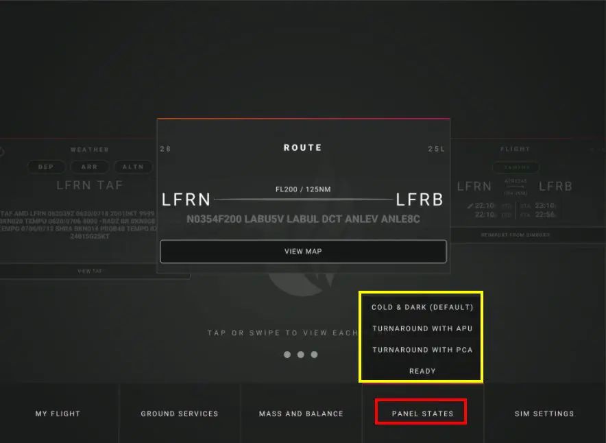 Simvol | FS2020 Tutorials | A320 Fenix: List of EFB pages