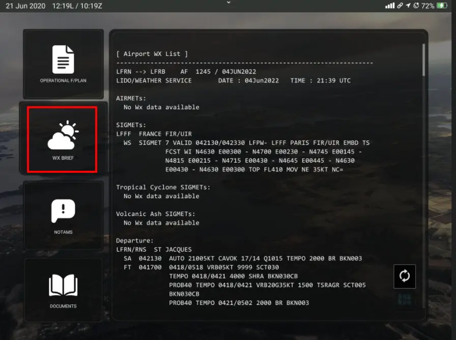 Simvol | FS2020 Tutorials | A320 Fenix: List of EFB pages
