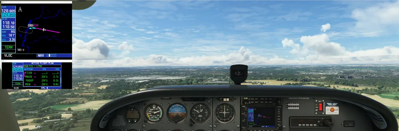 MSFS Tutorials | GNS530, load a flight plan with Simbrief | Simvol